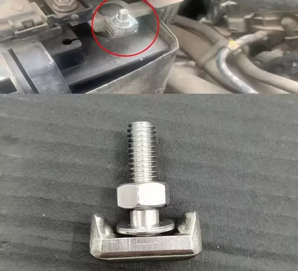 T-Bolt Stainless Steel Battery Terminal Connector Screw for VW, Mazda ...